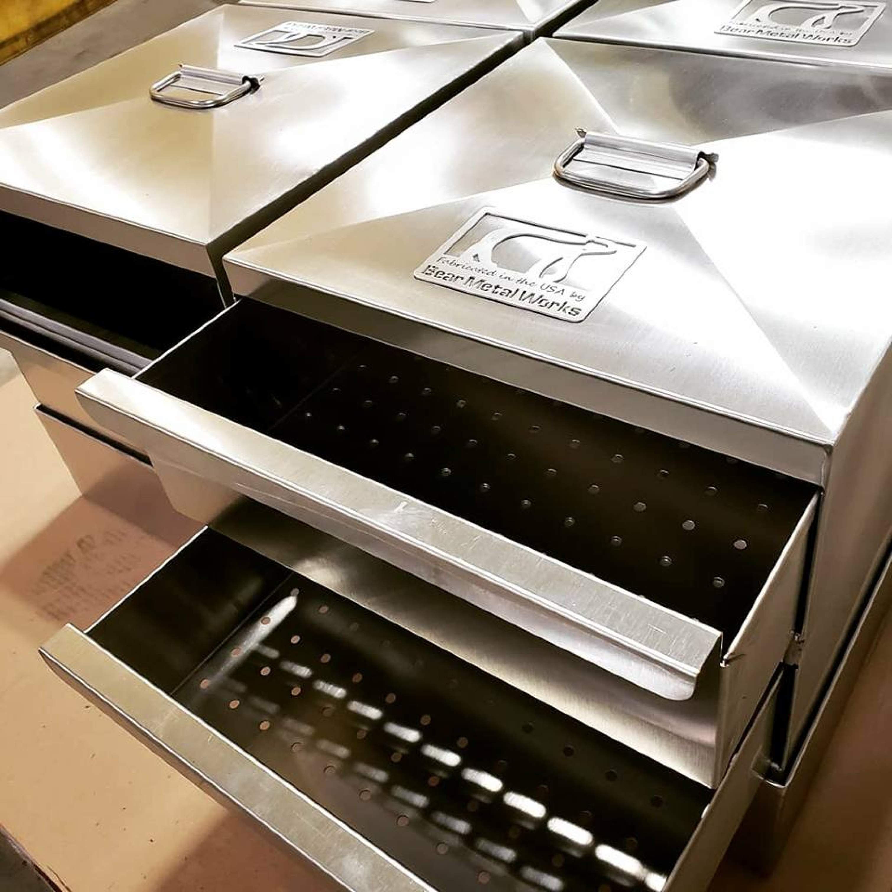 Steamer Bins - Bear Metal Works