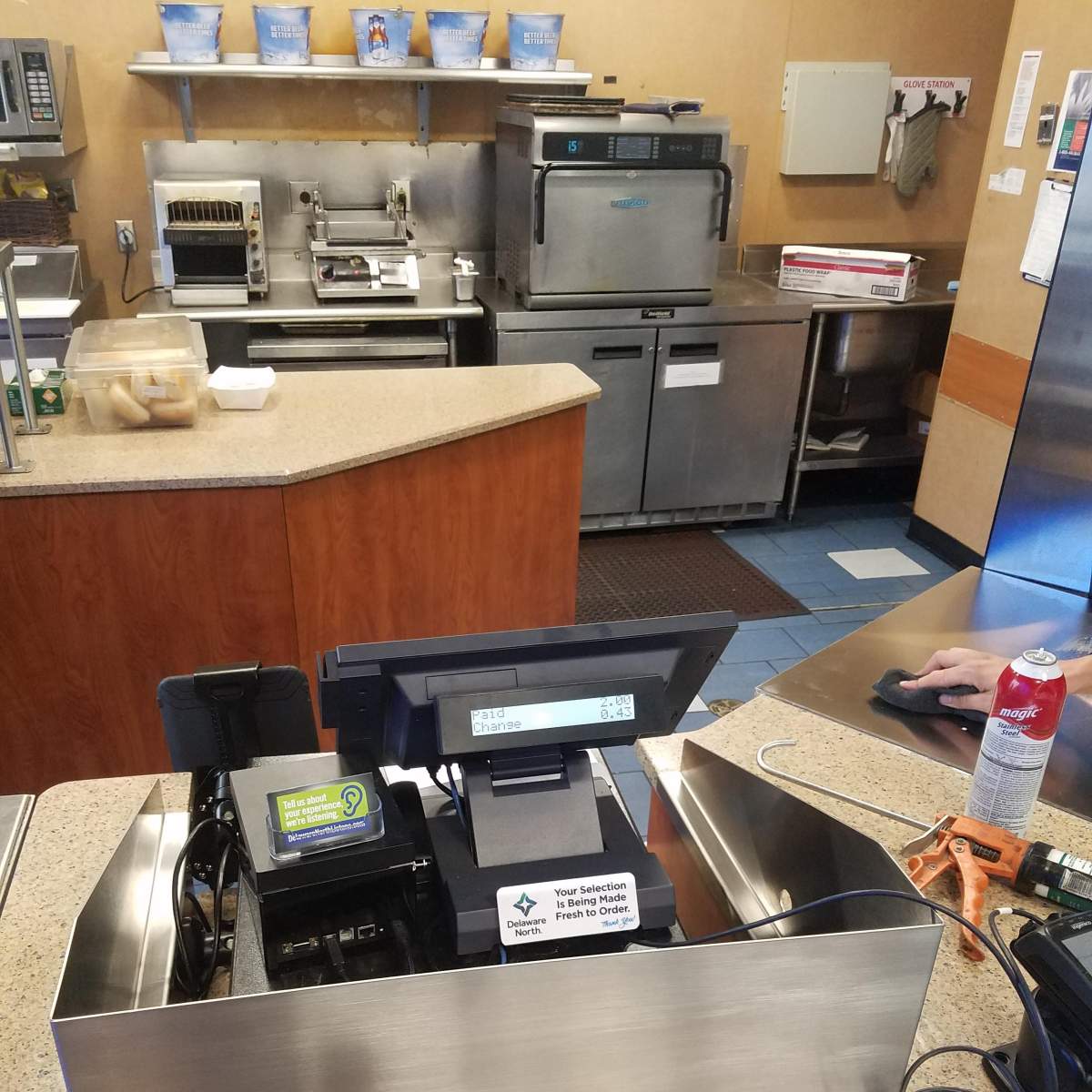 Stainless Steel Cashier "U" Surrounds - Bear Metal Works