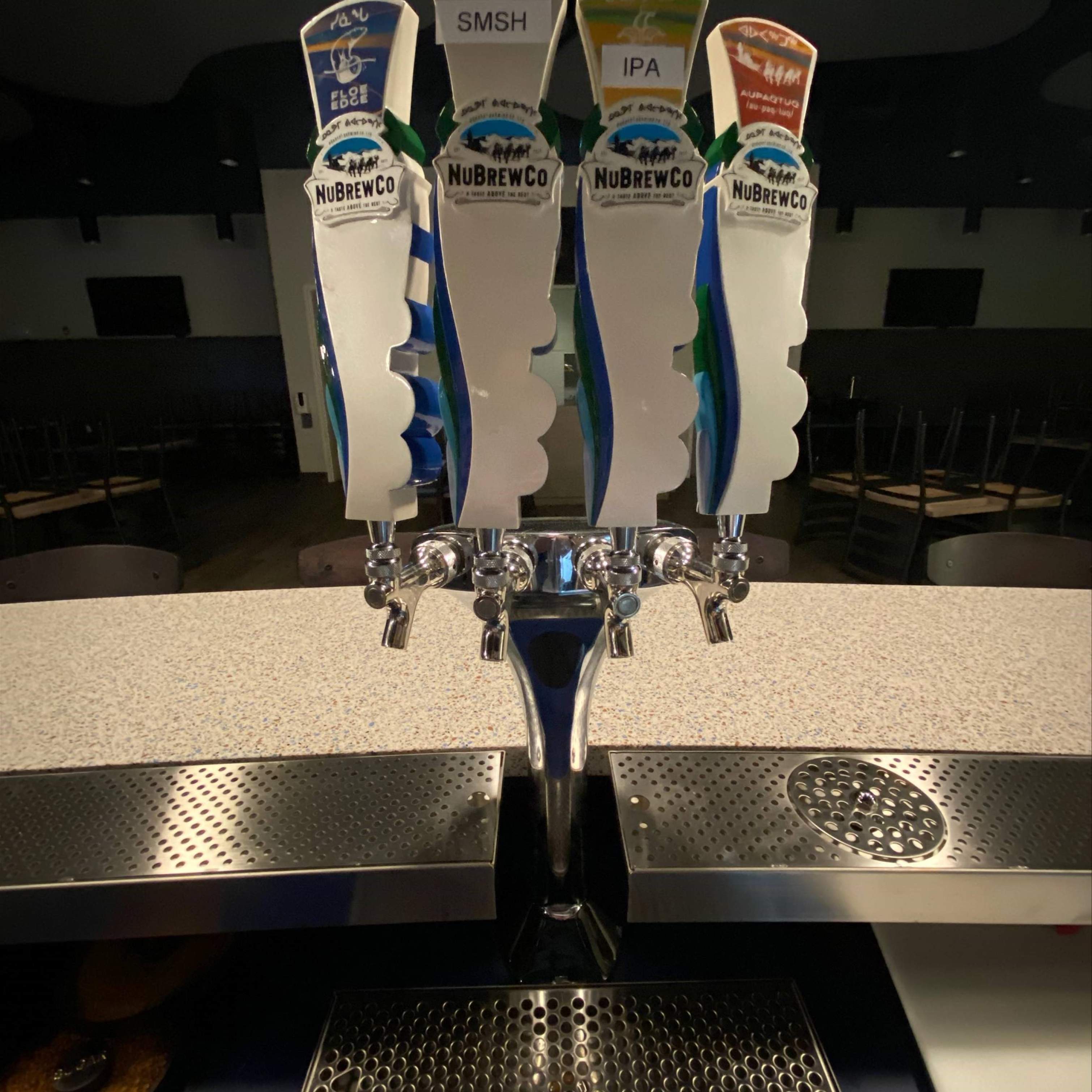 Custom Radius Drink Rail - Bear Metal Works