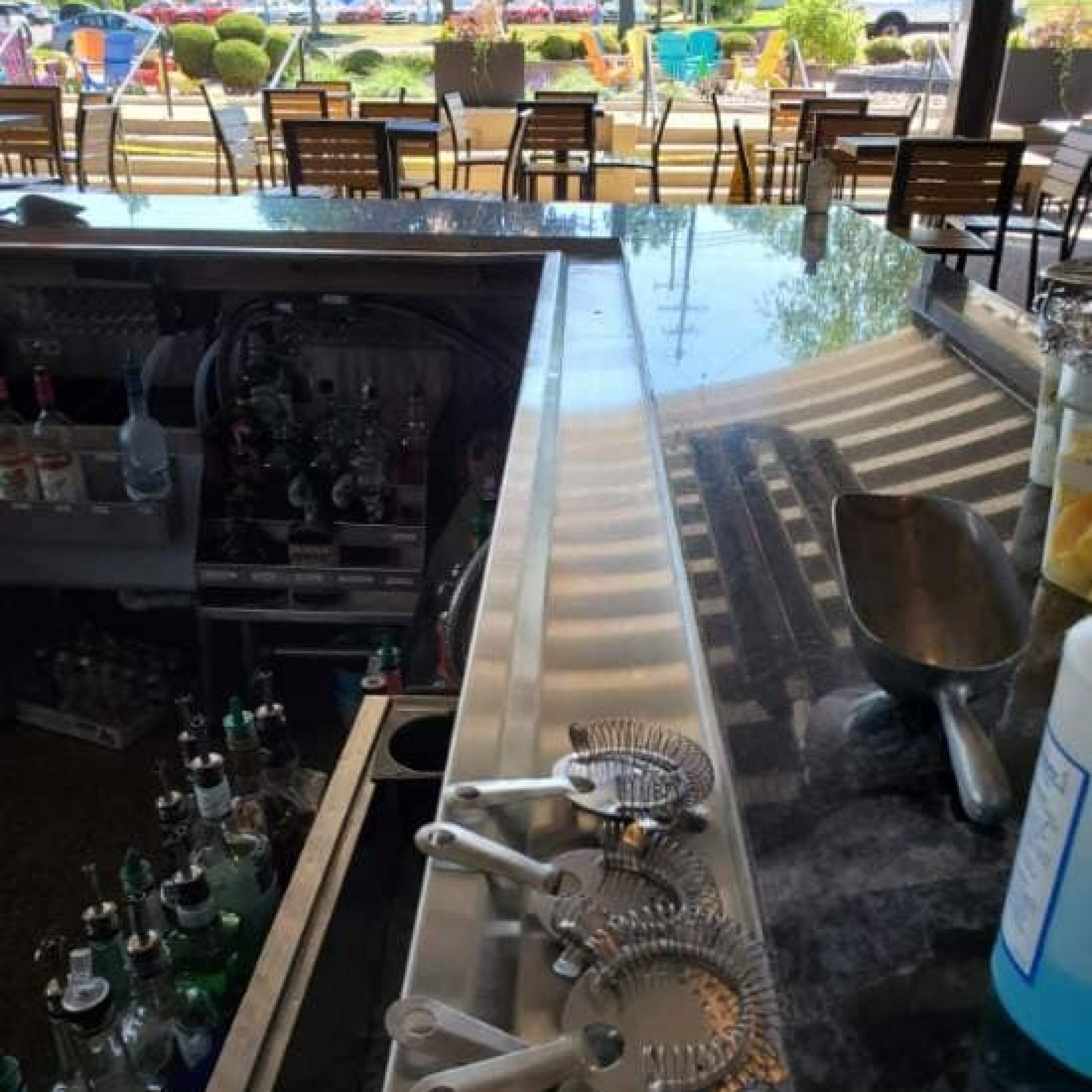 Marine Edge Drink Rail - Bear Metal Works