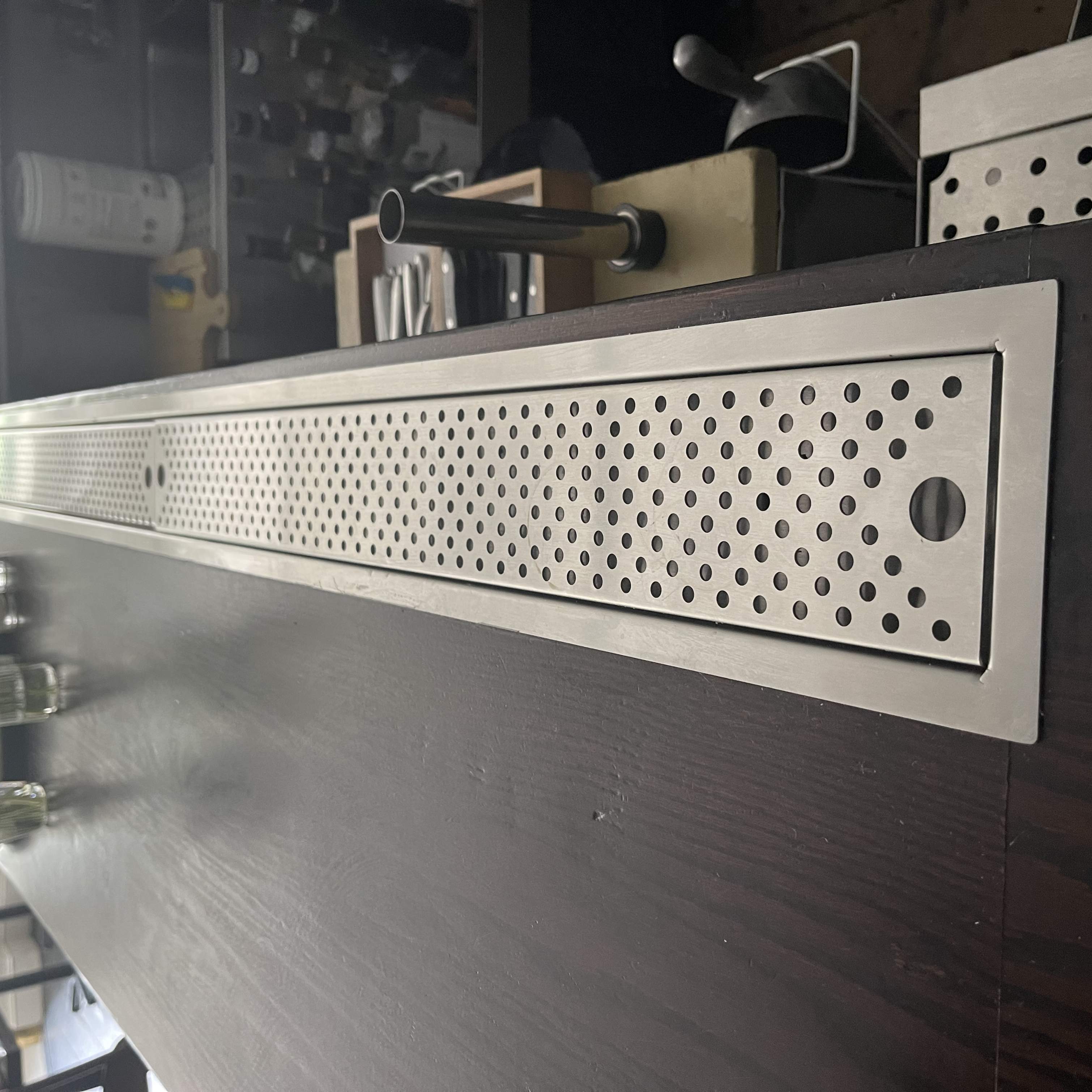 Flange Drink Rail - Bear Metal Works