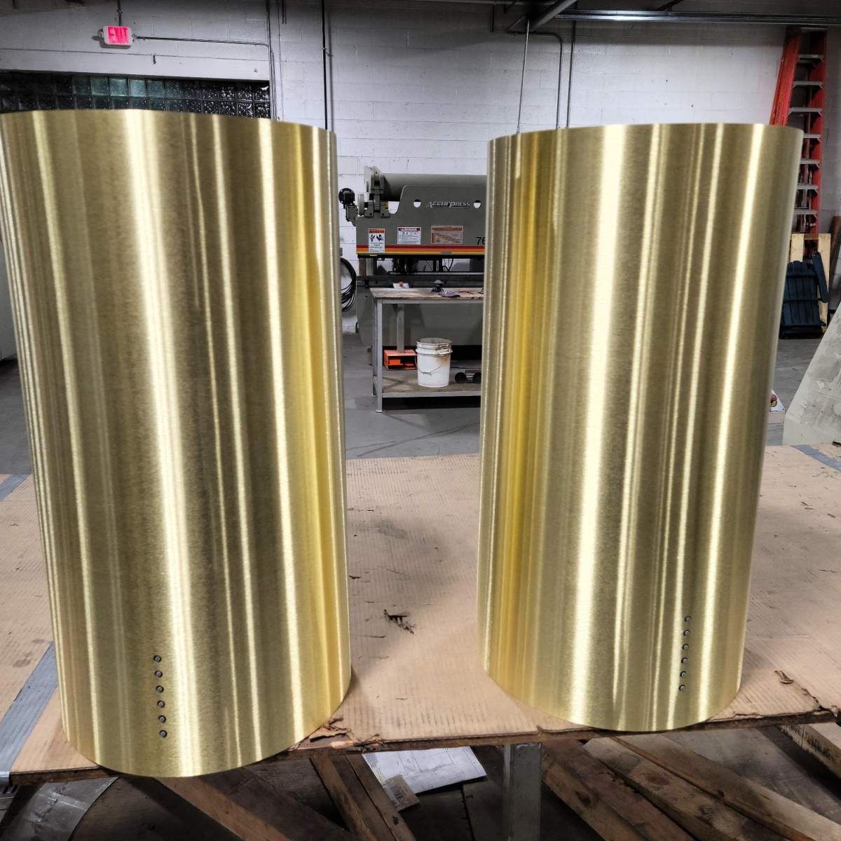 Brass Hood Wraps - Bear Metal Works