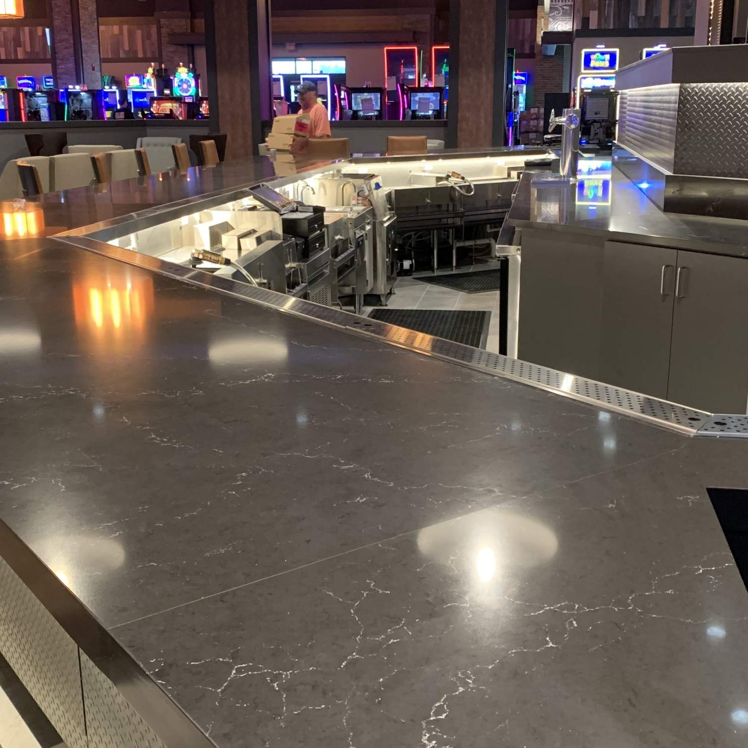 Kentucky Casino Drink Rail - Bear Metal Works