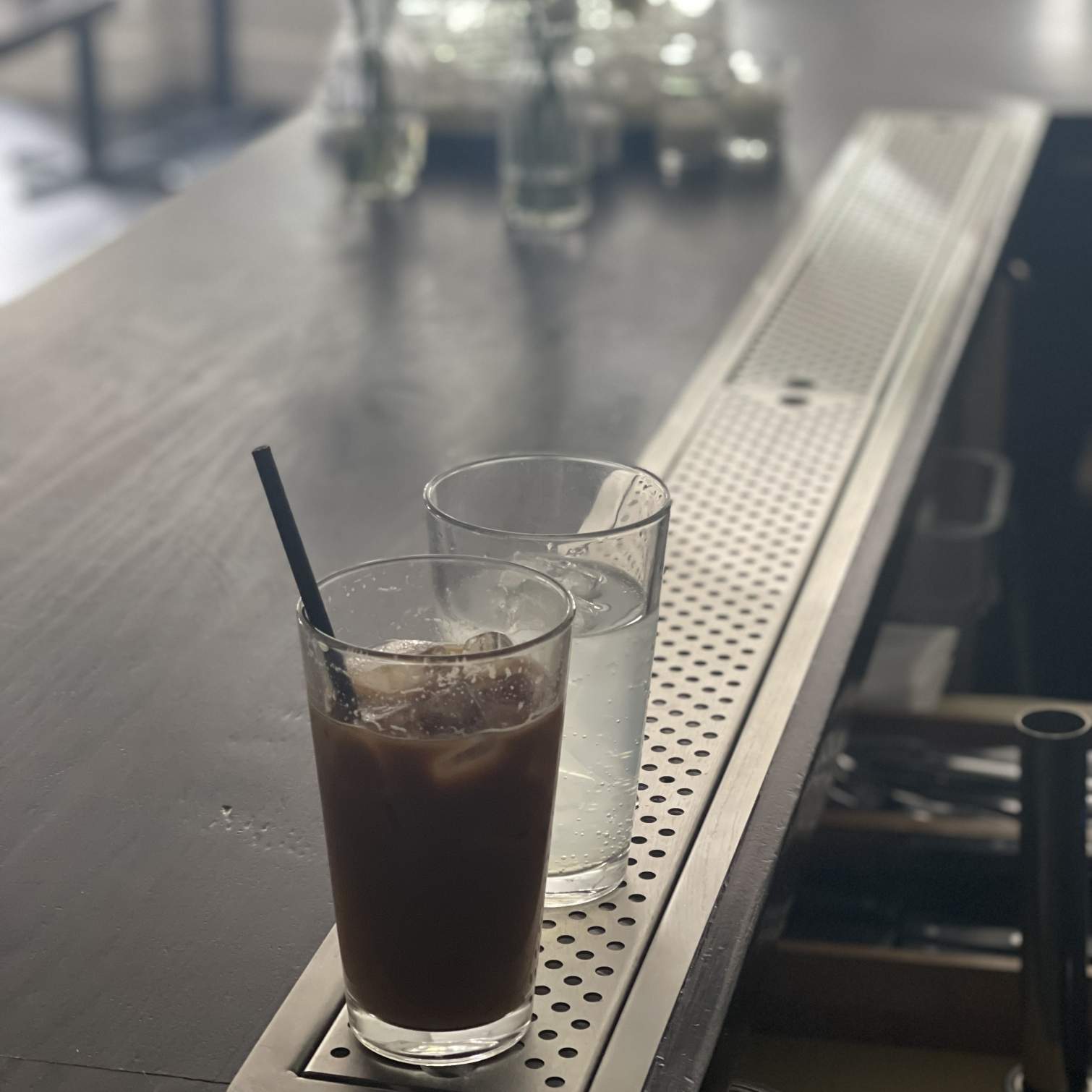 Flange Drink Rail - Bear Metal Works