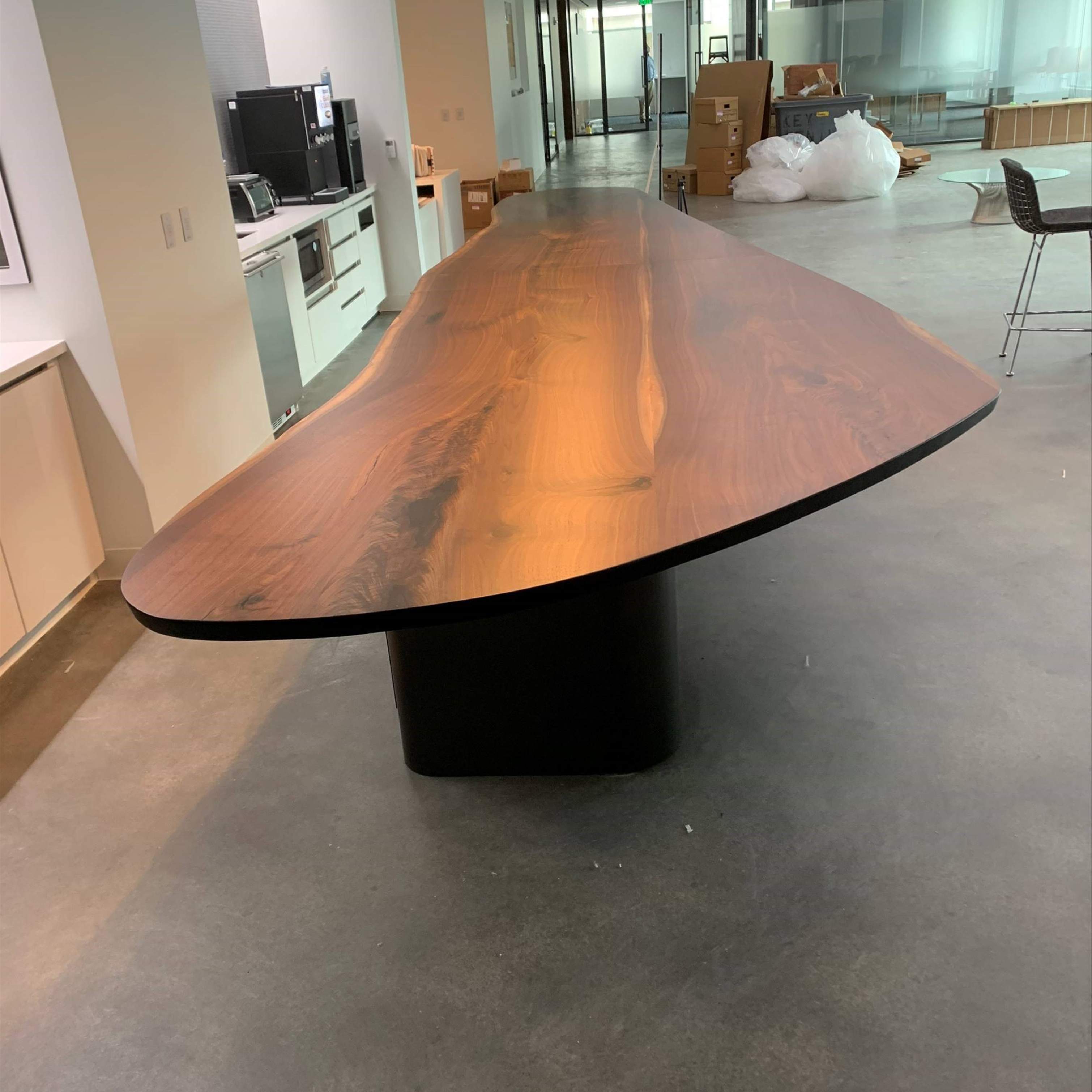 Blackened Steel Table Support - Bear Metal Works