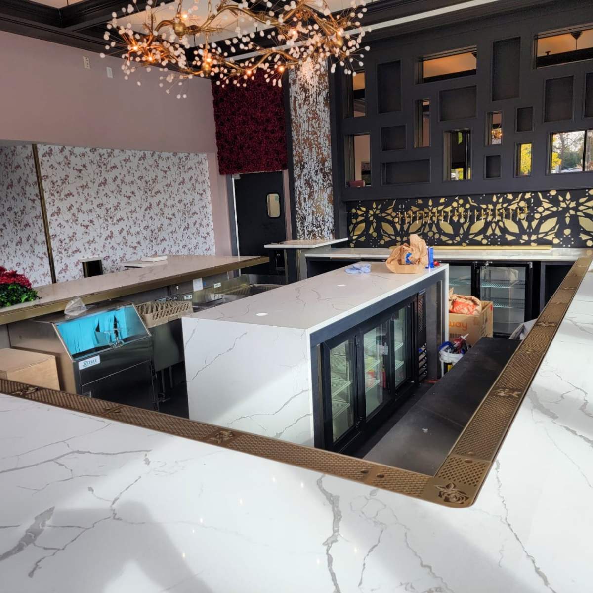 Custom Brass Bar Project - Bear Metal Works