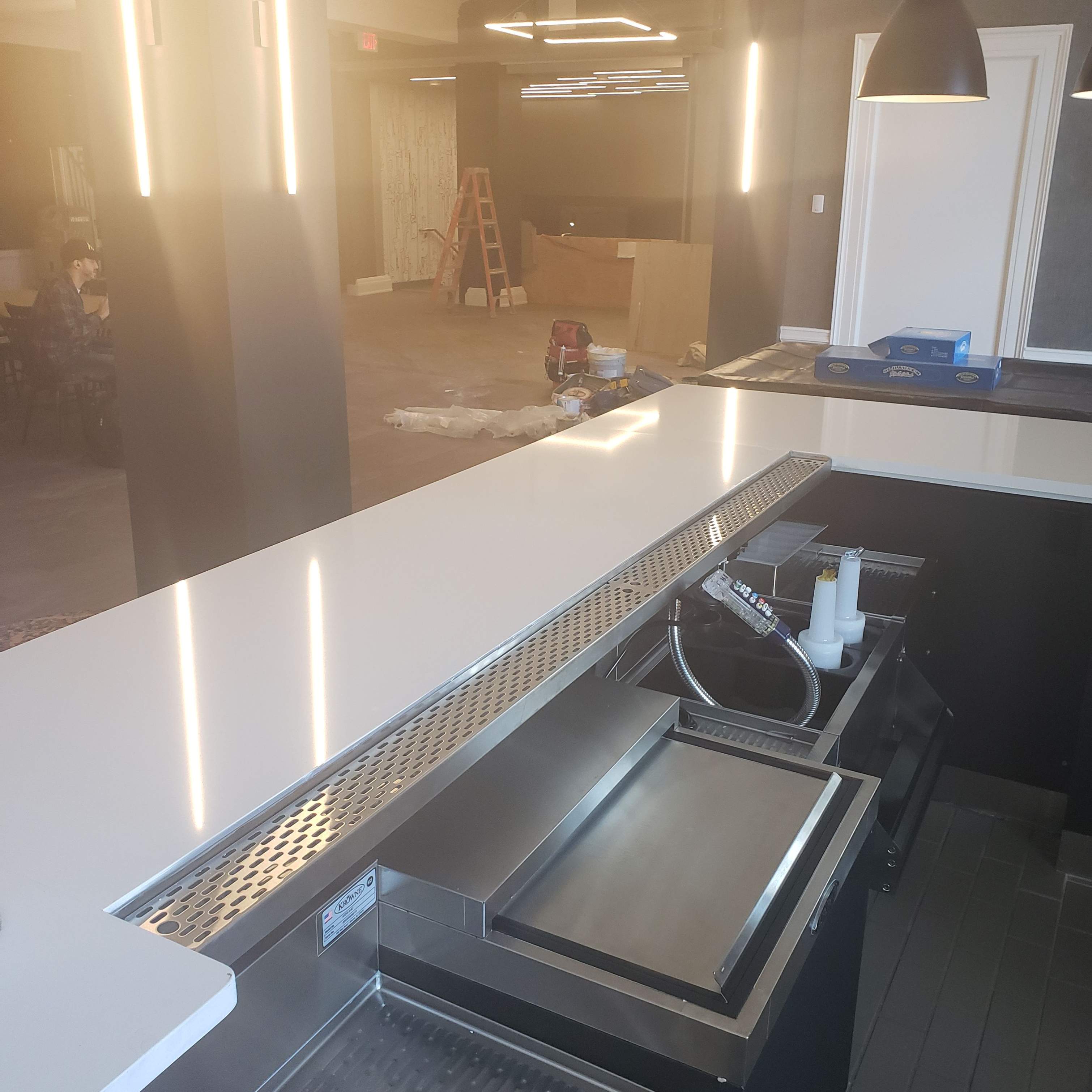 Custom Drink Rail - Bear Metal Works