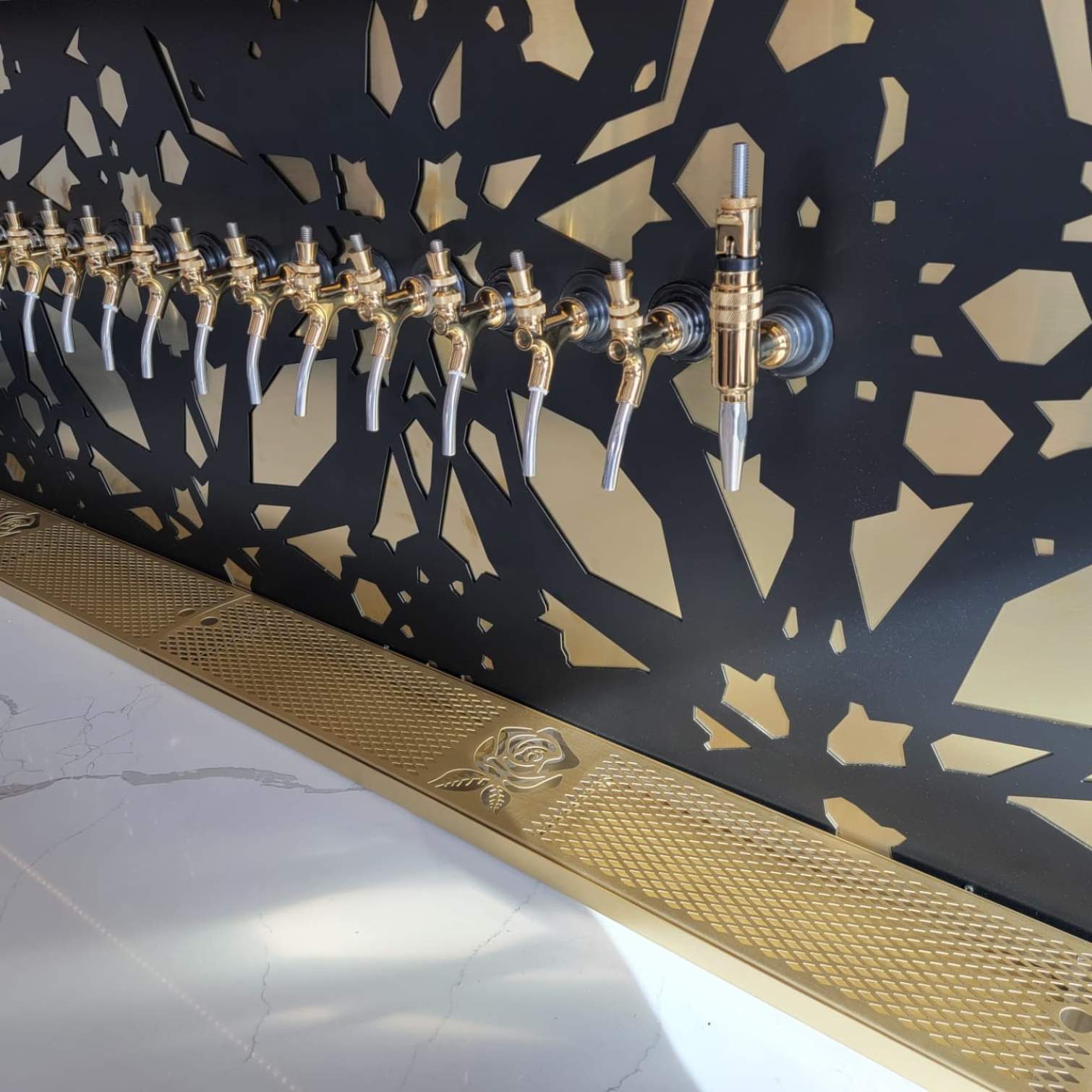 Custom Brass Bar Project - Bear Metal Works
